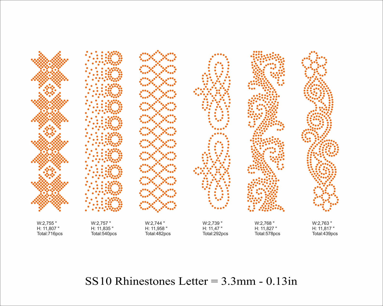 12 Cheer Bow Rhinestone Template 3inch Ribbon Rhinestone SS10 Ribbon ...