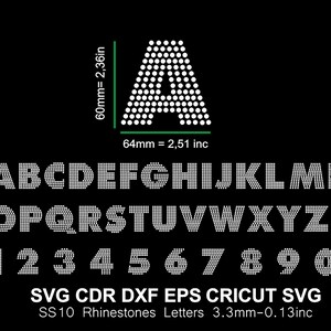 Bold Rhinestone Font Big Letters Font Rhinestone Sport Alphabet Letters ...