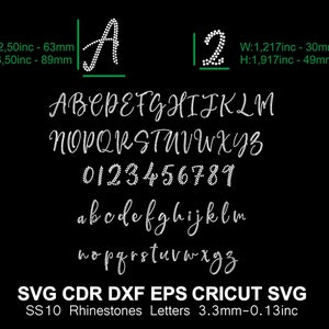 Bride Rhinestone Font Wedding Font Rhinestone Alphabet Letters SS10 ...