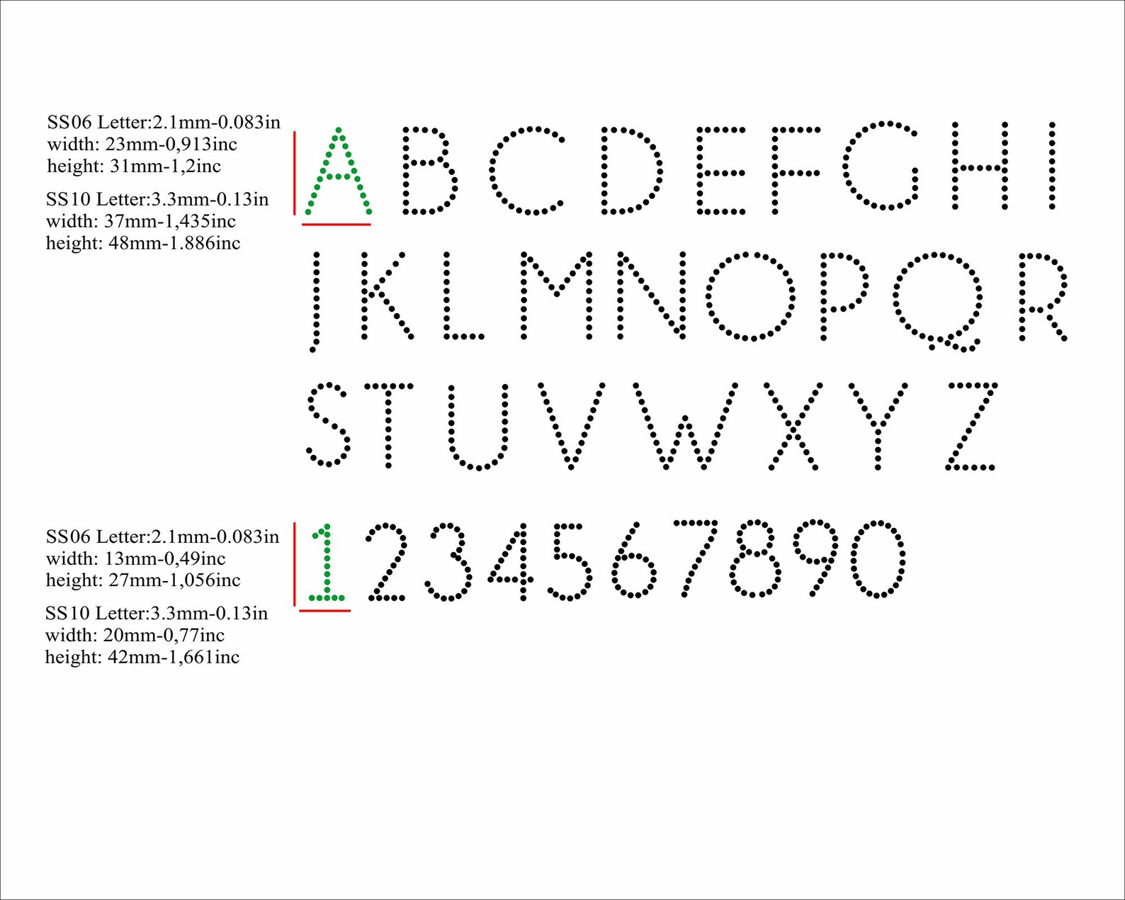CHEER Rhinestone Font Line Alphabet Font SS06 or SS10 Line Letters ...