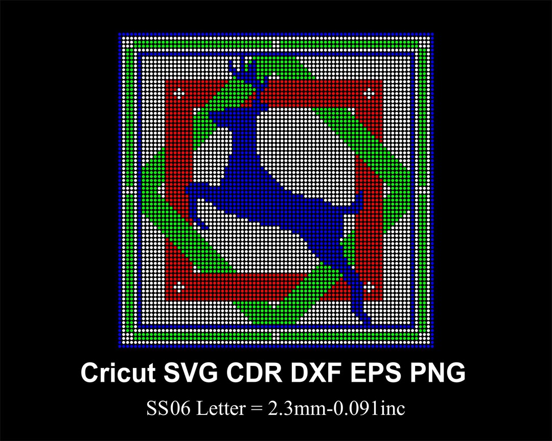 Reinder Rhinestone Template SS06 Size Deer Xmas Design Rhinestone ...