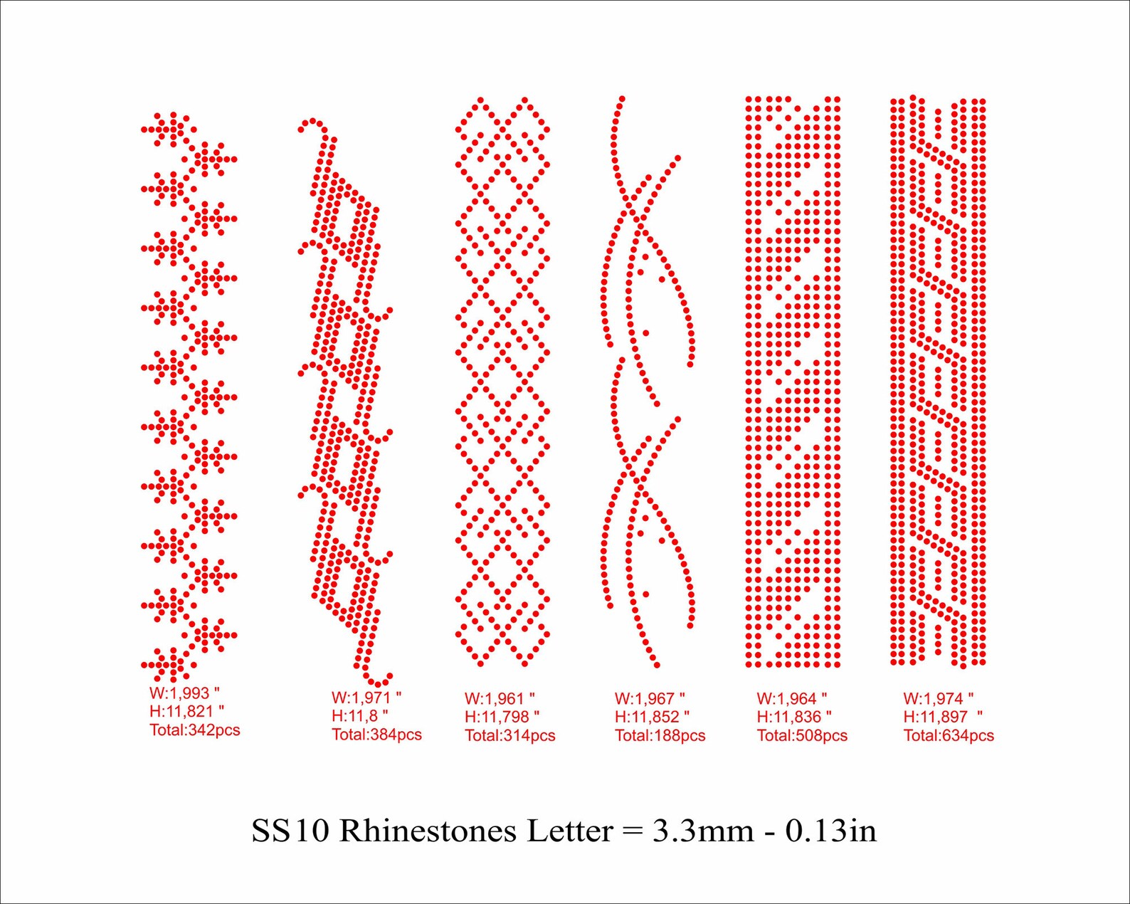 12 Cheer Bow Rhinestone Template 2inch Ribbon Rhinestone SS10 Ribbon ...