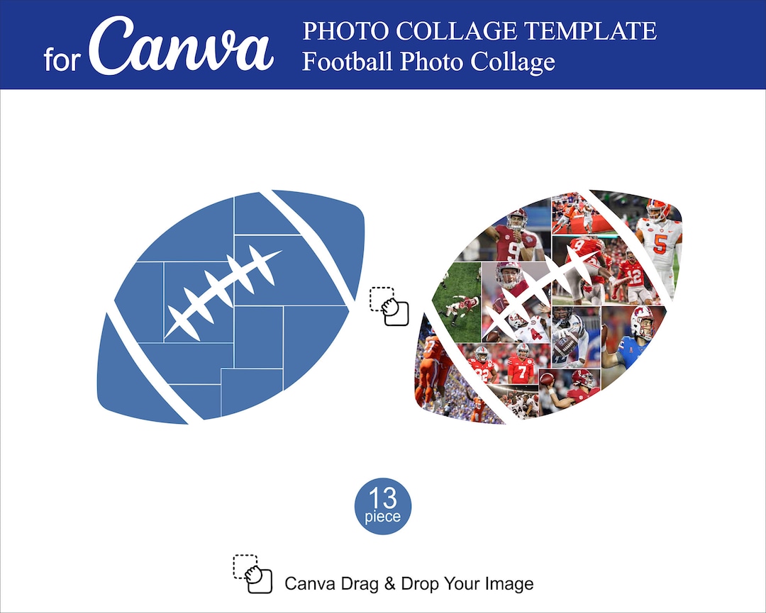 Football Photo Collage 13 Pcs Inside Photo Collage Canva Sport Collage ...
