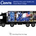 Truck Photo Collage 8pcs and 23pcs Inside Photo Collage Canva Long ...