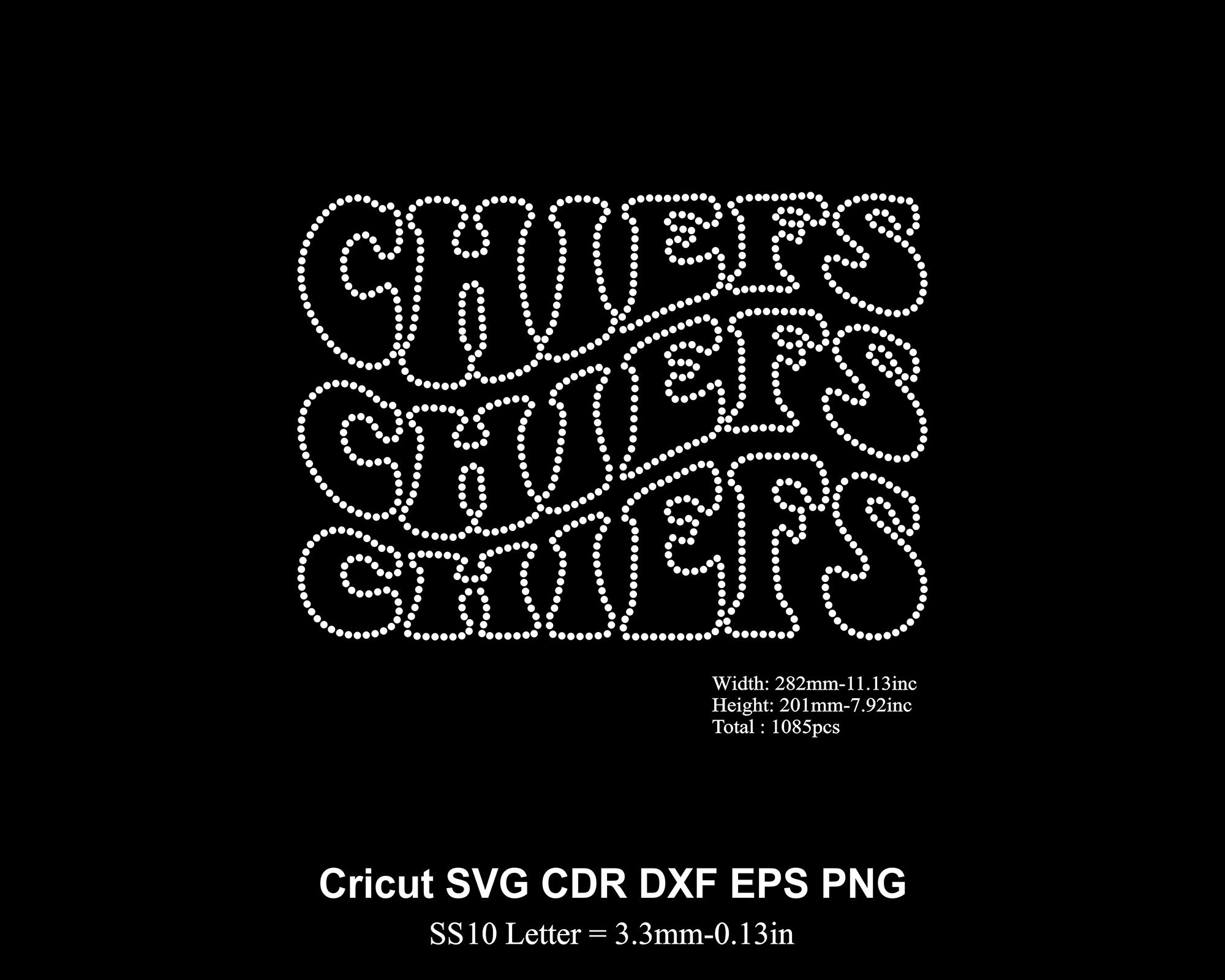 Wavy Chiefs Rhinestone Template SS10 Size Chiefs Waves Rhinestone ...