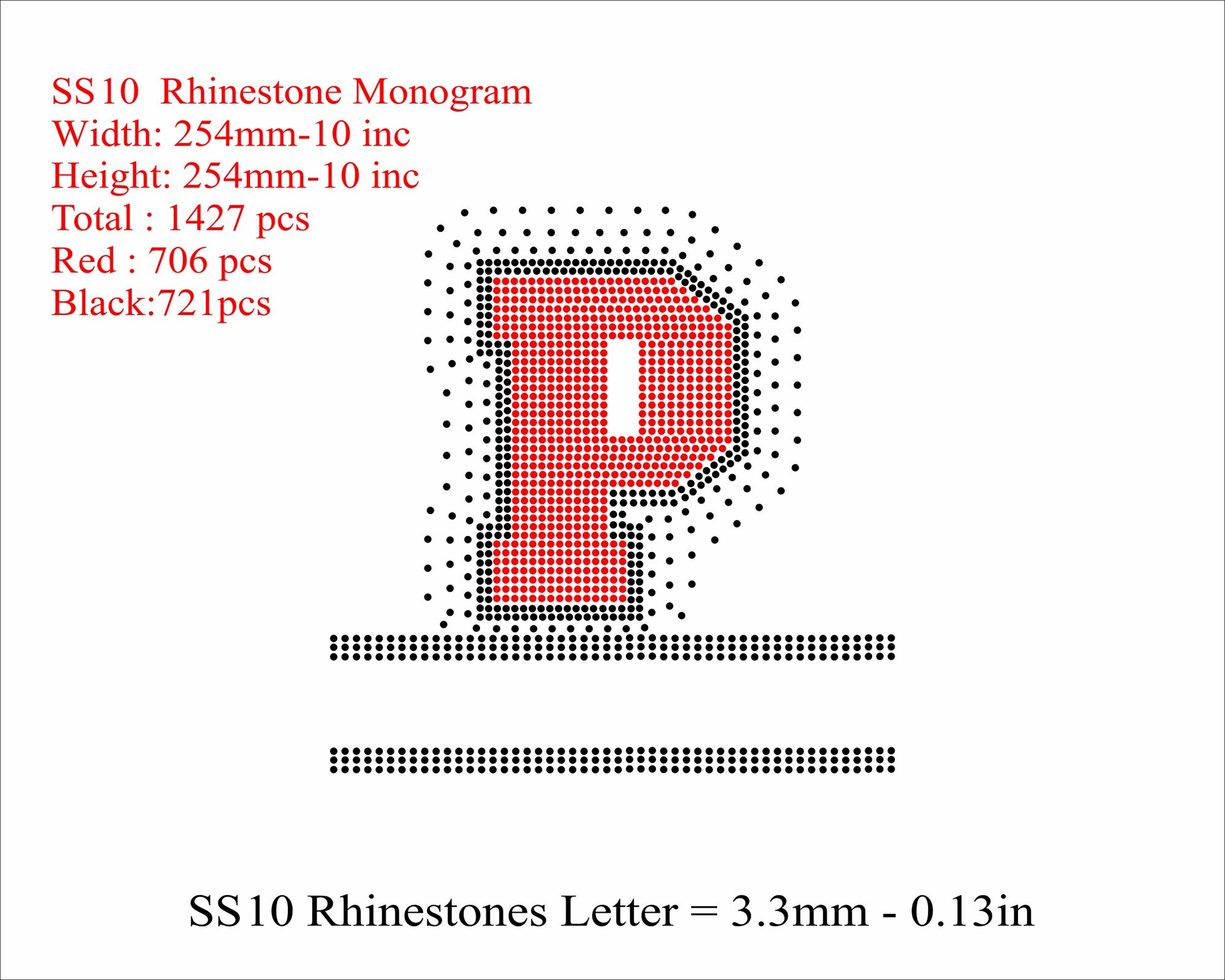 Capital Letter P Rhinestone Monogram Letters College Alphabet - Etsy