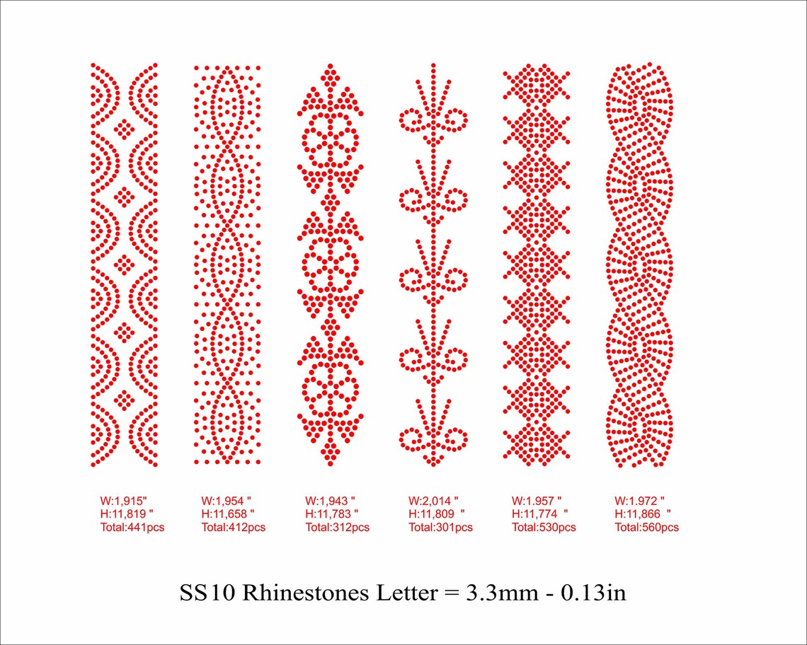 12 Cheer Bow Rhinestone Template 2inch Ribbon Rhinestone SS10 Ribbon ...