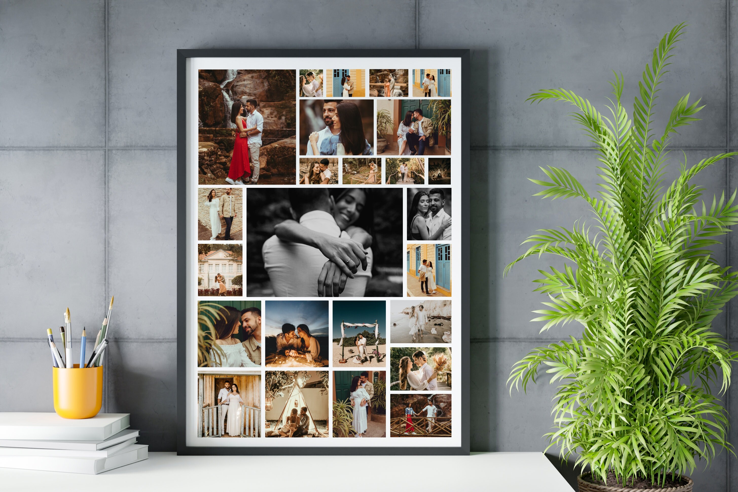Canva Frames Templates 25pcs Inside Editable Canva for a Photo Collage ...
