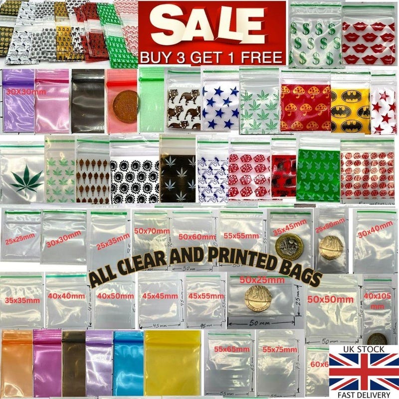 Small Zip Lock Pouch - Etsy UK