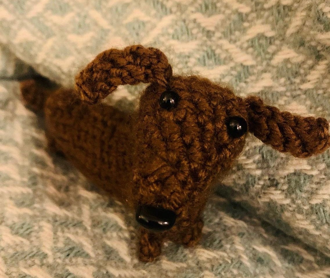 Crochet Sausage Dog / Dachshund - Etsy