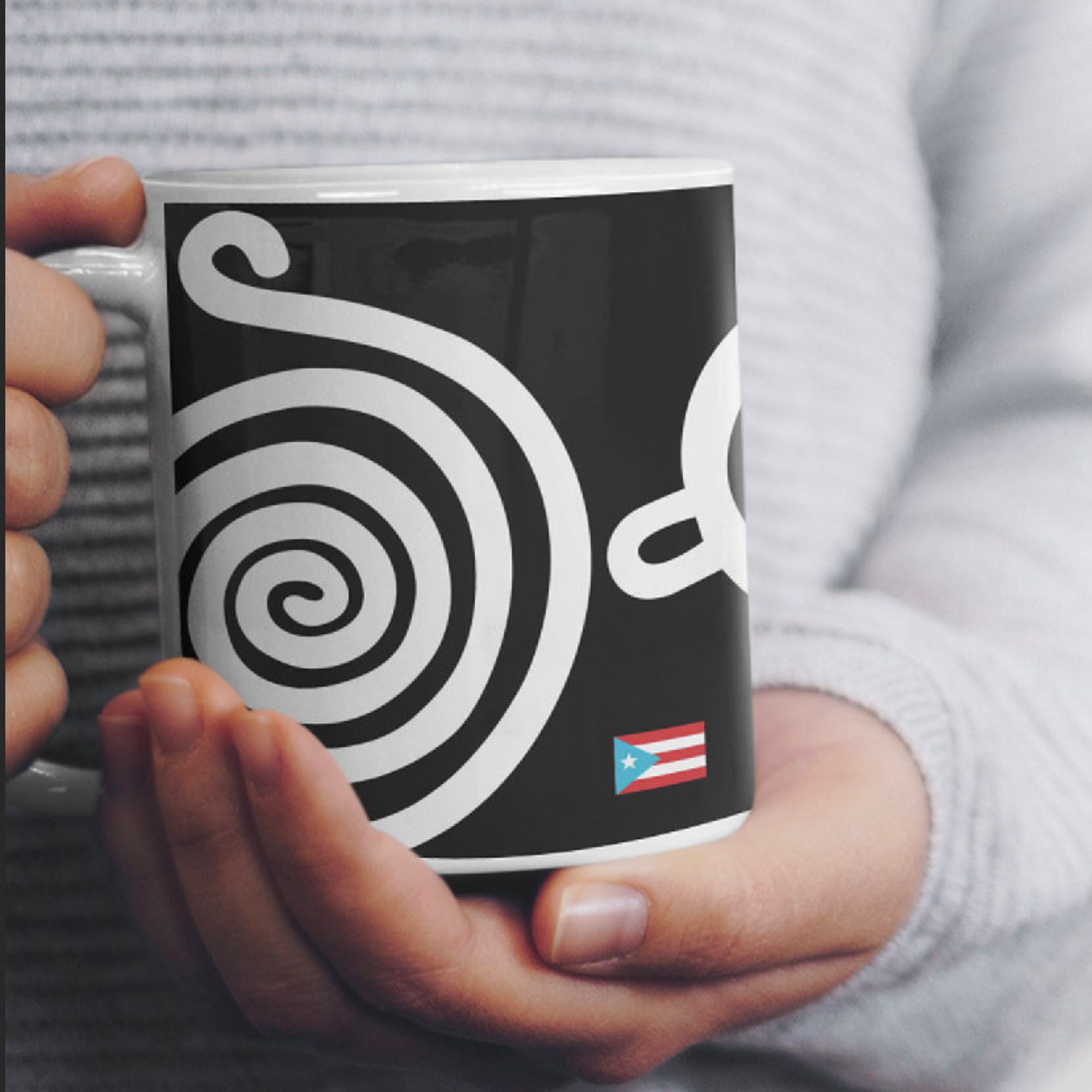 Taino Mug, Black & White Mug, Boriken Taino Petroglifos, Coqui Taino ... Taino Mug, Black & White Mug, Boriken Taino Petroglifos, Coqui Taino ...