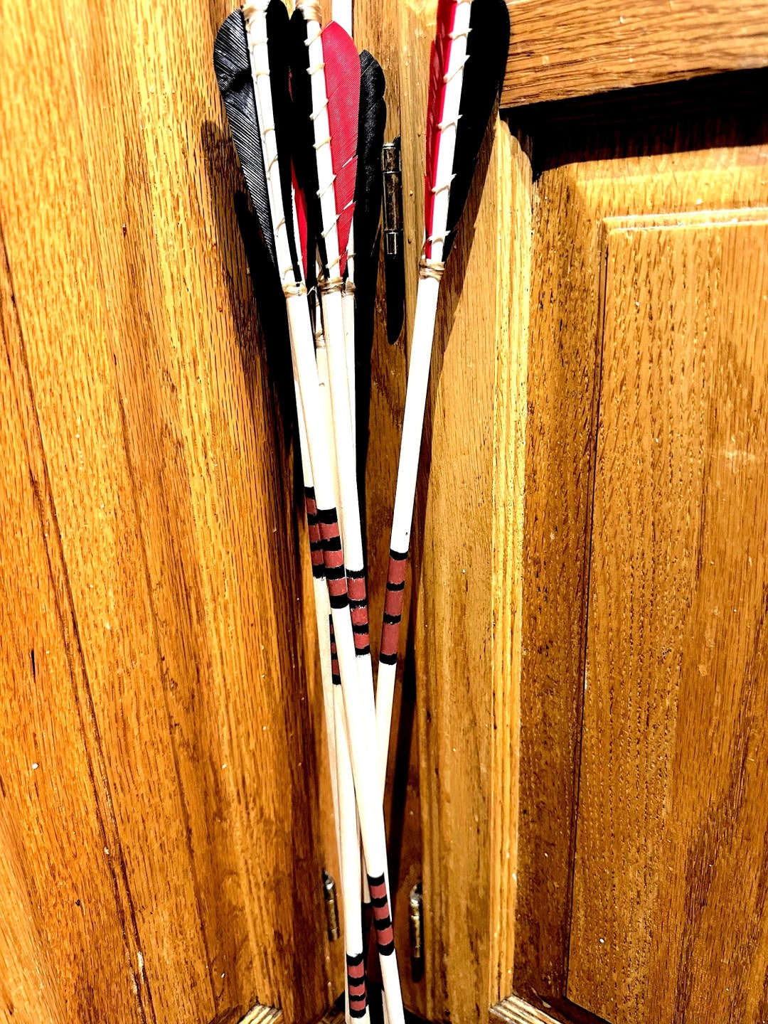 Red and Black Practice Arrows With Field Tip Points pack of 24 - Etsy