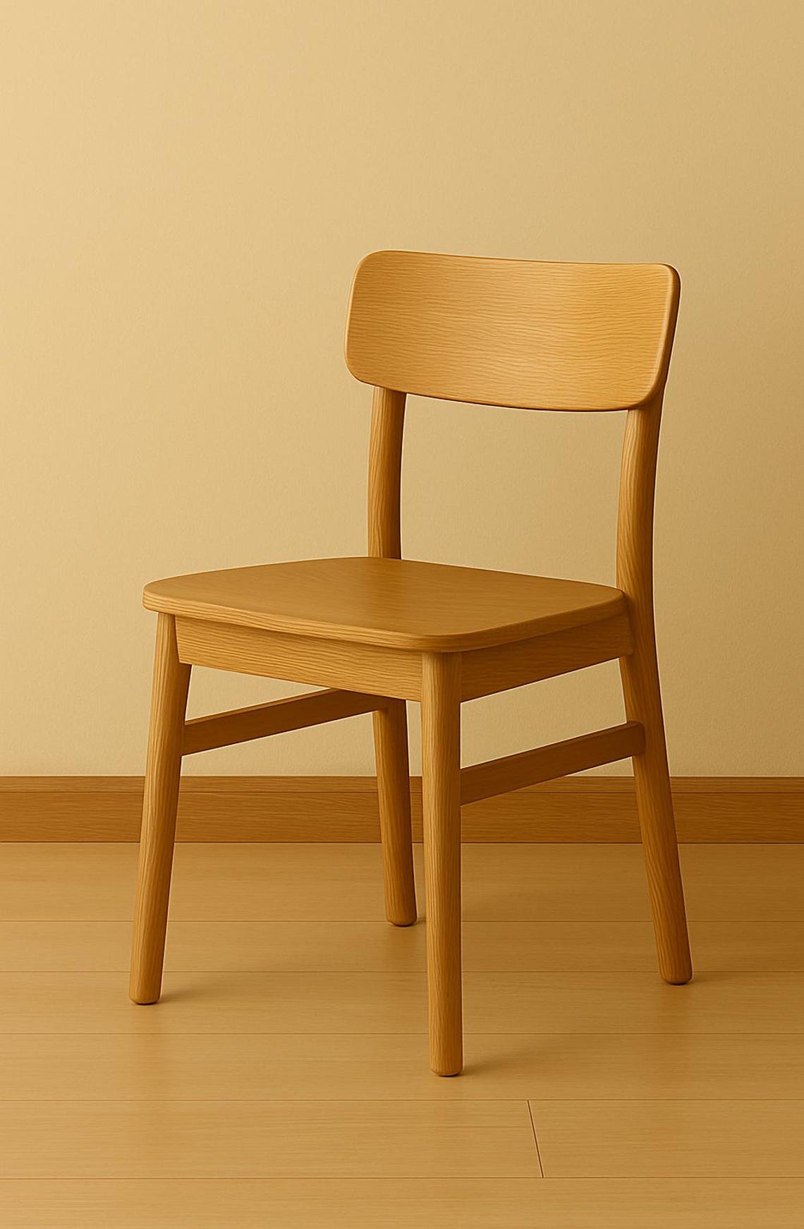 Modern Wooden Chair Technical Drawing PDF DXF STEP | Furniture Assembly ...