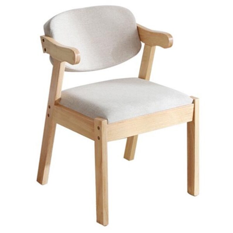 Modern Style Open Back Arm Chair for Dining Room Plan DWG Download DIY ...