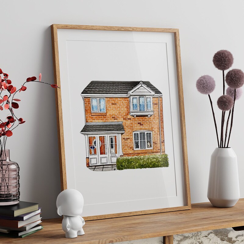 House Portrait - Etsy