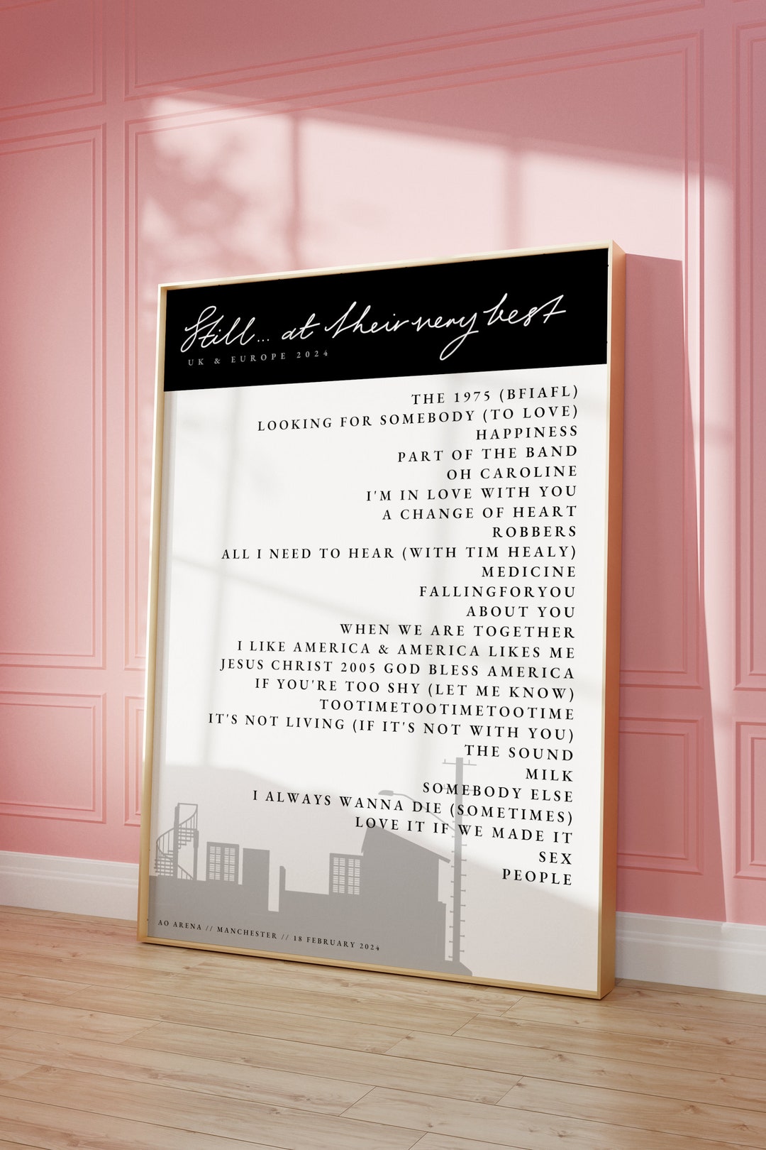 Still... at Their Very Best | Setlist Poster | Music Print ...