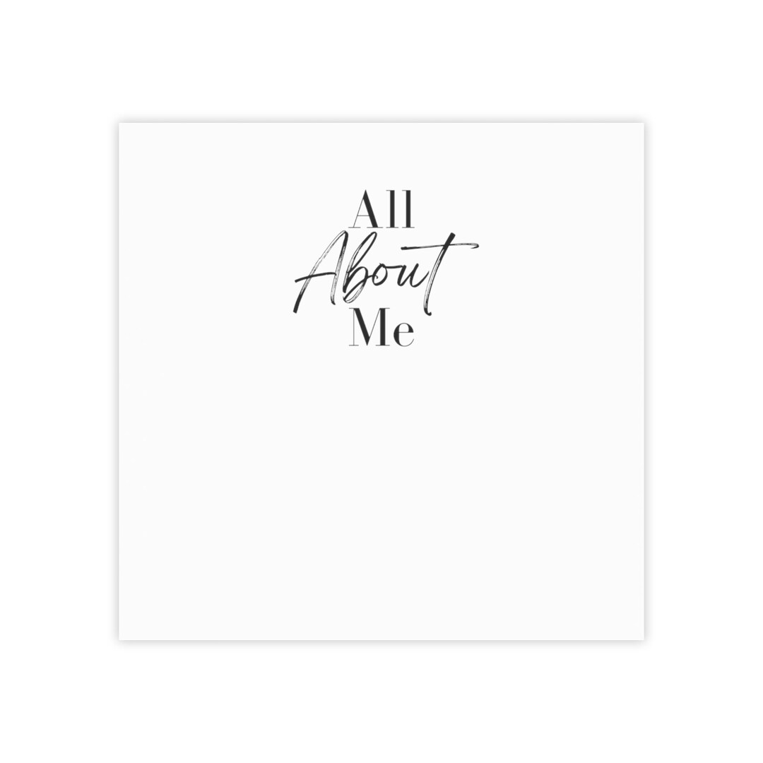 All About Me Post-it® Note Pads - Etsy