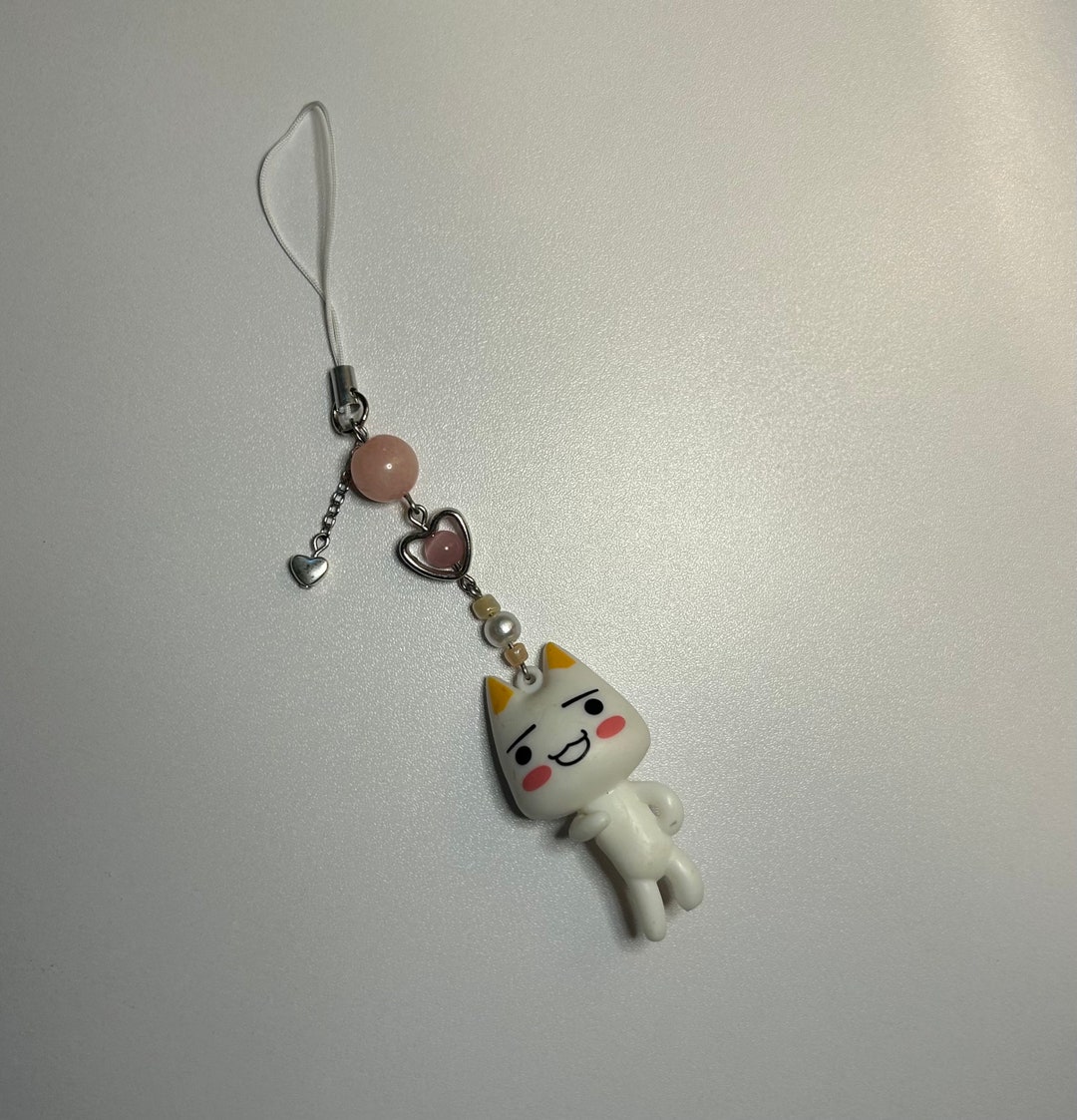 Toro Inoue Sony Cat Doko Demo Issyo Posing Glass Bead Phonecharms ...