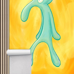 Bold and Brash Canvas Art - Squidward Painting - Modern Wall Decor - Etsy