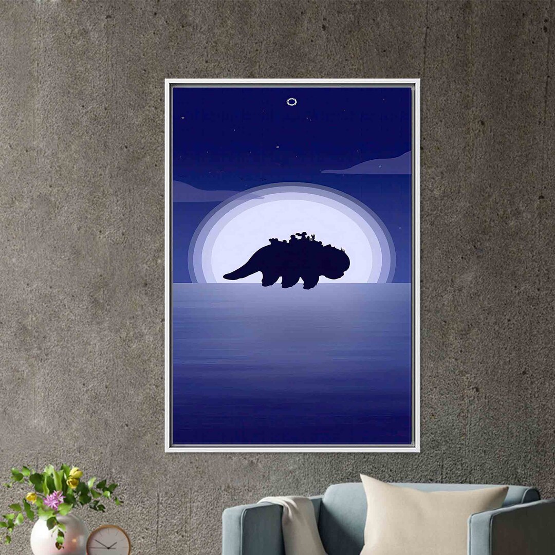 Avatar Wall Art, Anime Wall Art, Blue Wall Art, Modern Canvas, 3D Glass ...