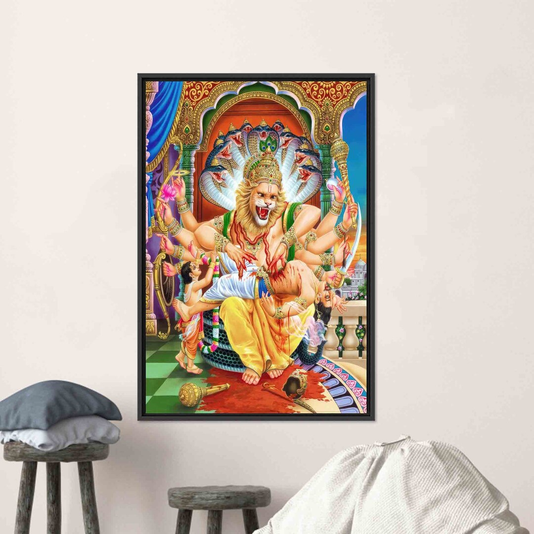 Lord Parvati Art, God Lion Wall Art, Lord Wall Decor, Hindu Wall Art ...