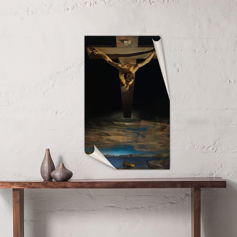 Salvador Dali Christ of Saint John of the Cross Canvas Print ...