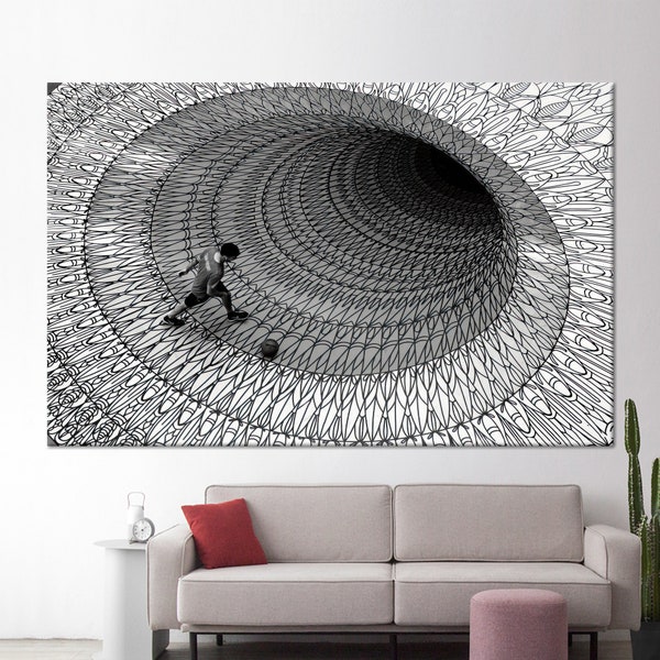 3d Optical Illusion Poster - Etsy