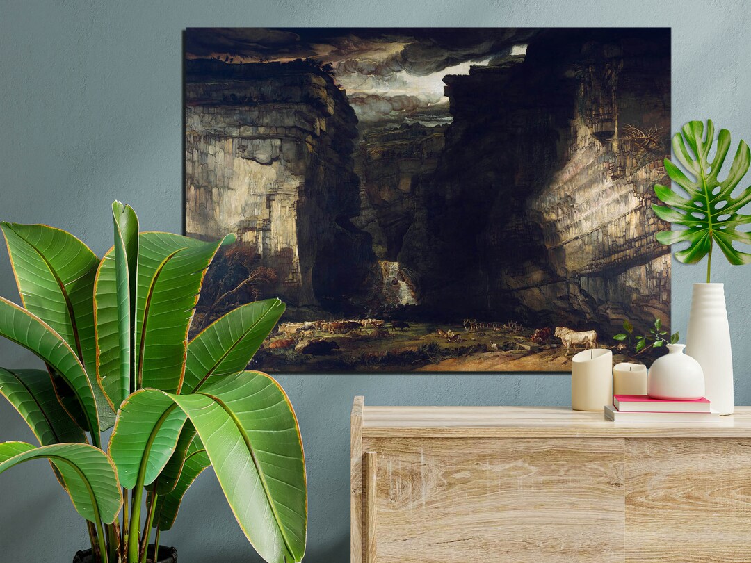 Printed Canvas, James Ward Gordale Scar, Canvas Print, Large Canvas ...
