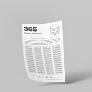 365 Days of Fast Food: Track Your Consumption and Reflect on Life ...
