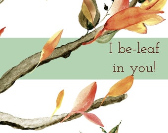 Printable Encouragement Plant Greeting Card, Motivational Cards ...