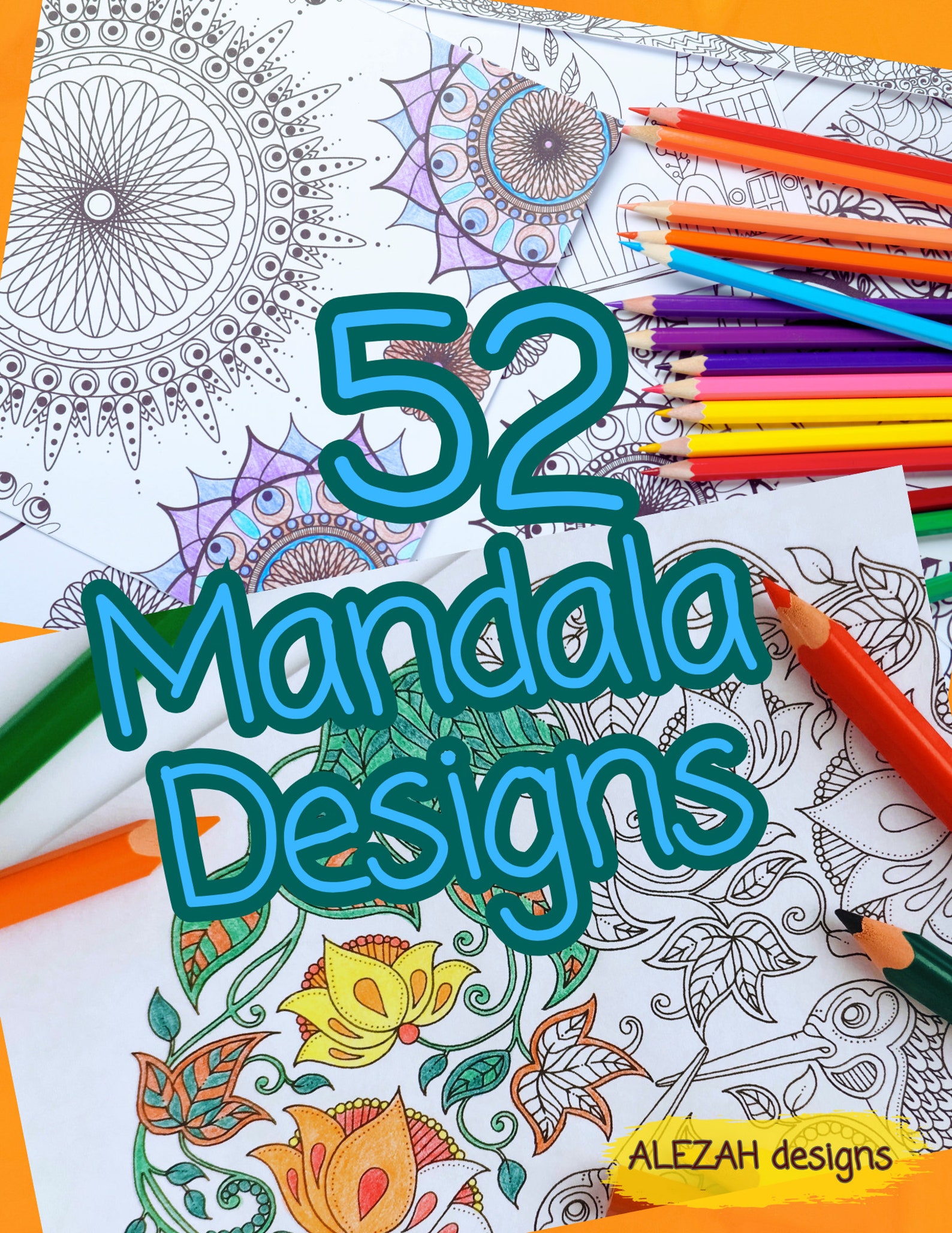Mandala Coloring Designs - Etsy