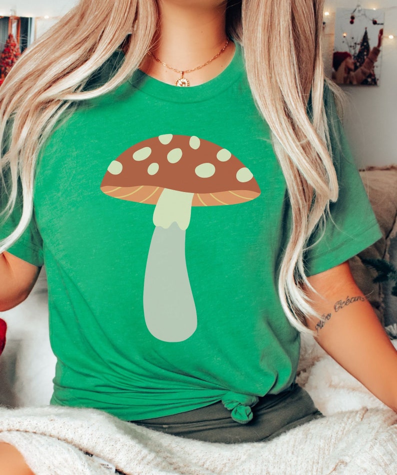 Cottagecore, Mushroomcore, Fairycore, Mushroom Tee Shirt, Fungi Tee ...