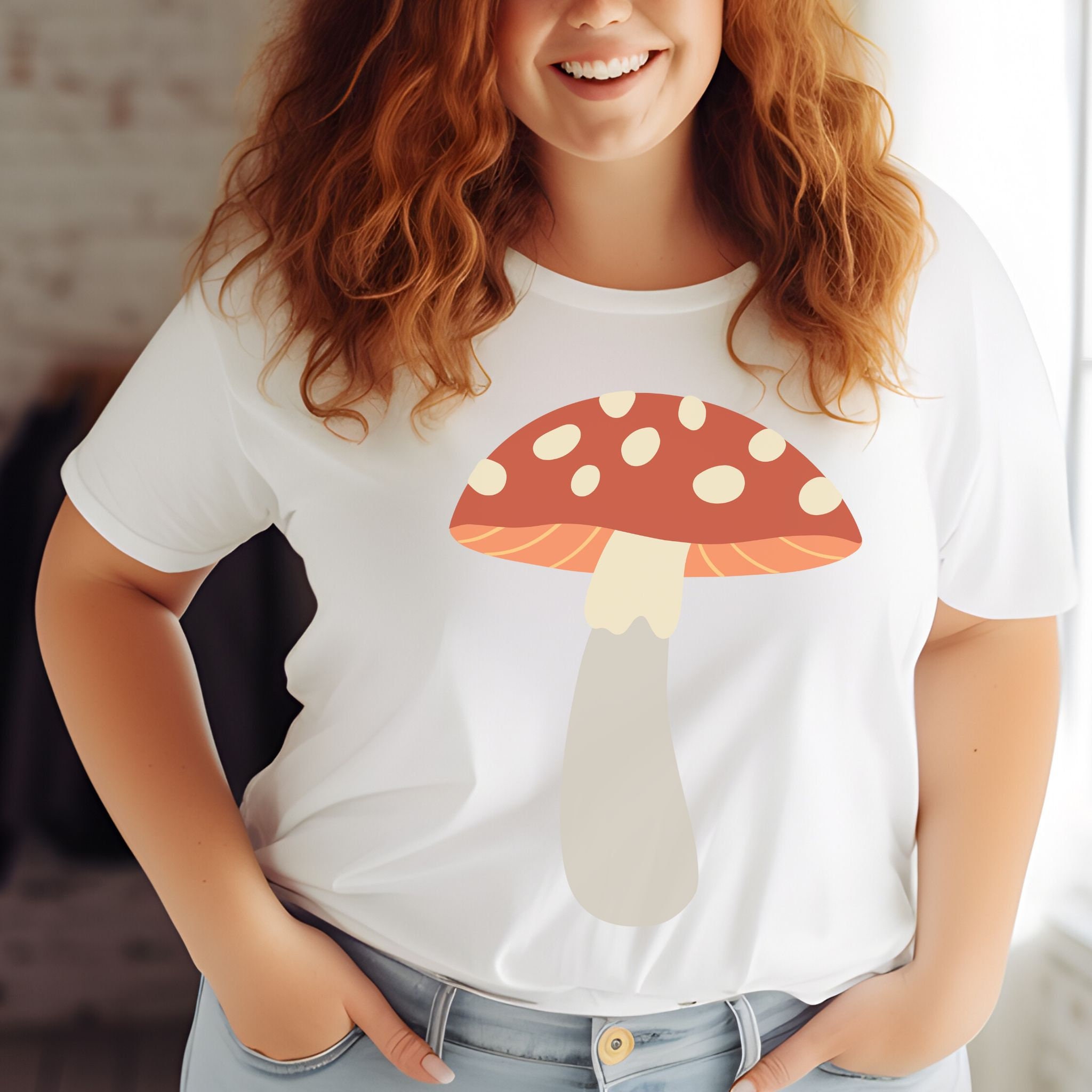 Cottagecore, Mushroomcore, Fairycore, Mushroom Tee Shirt, Fungi Tee, Fun Gifts, Funny Shirt ...