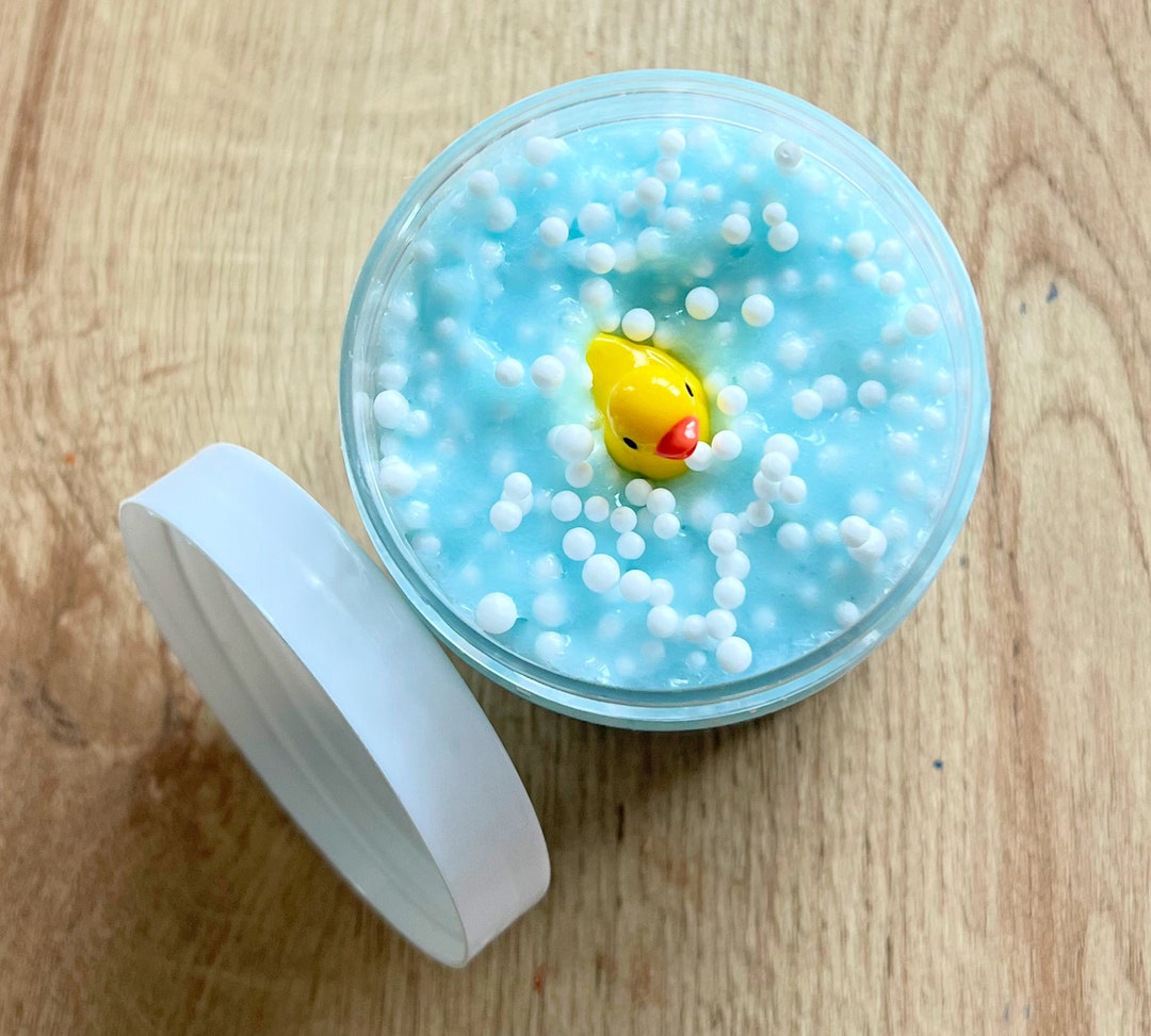 Ducky Crunch Slime/jasmine Scented Slime - Etsy