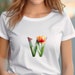 Tulip Flower Alphabet Font Clipart Png Download Sublimation Template ...