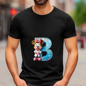 Minnie Alphabet Mouse Font Clipart Png Download Sublimation Template ...