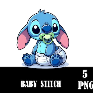 Baby Stitch Clipart PNG, Sublimation Design (digital File) - Etsy