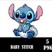 Baby Stitch Clipart PNG, Sublimation Design (digital File) - Etsy