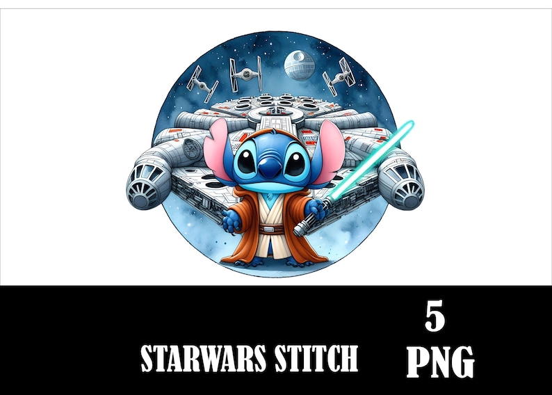 Starwars STITCH Jedi Stitch Darth Vader Stitch Starwars Destroyer ...