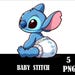 Baby Stitch Clipart PNG, Sublimation Design (digital File) - Etsy