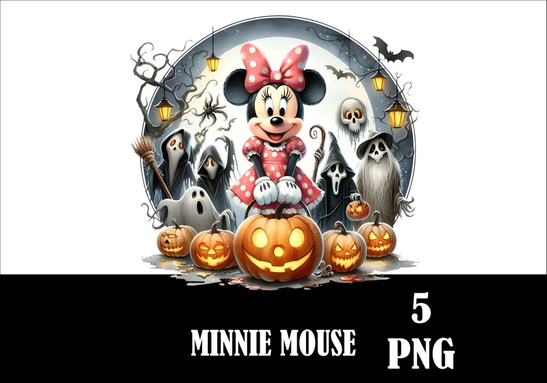 Happy Halloween Mouse Clipart Png Digital Download Sublimation T-shirt ...