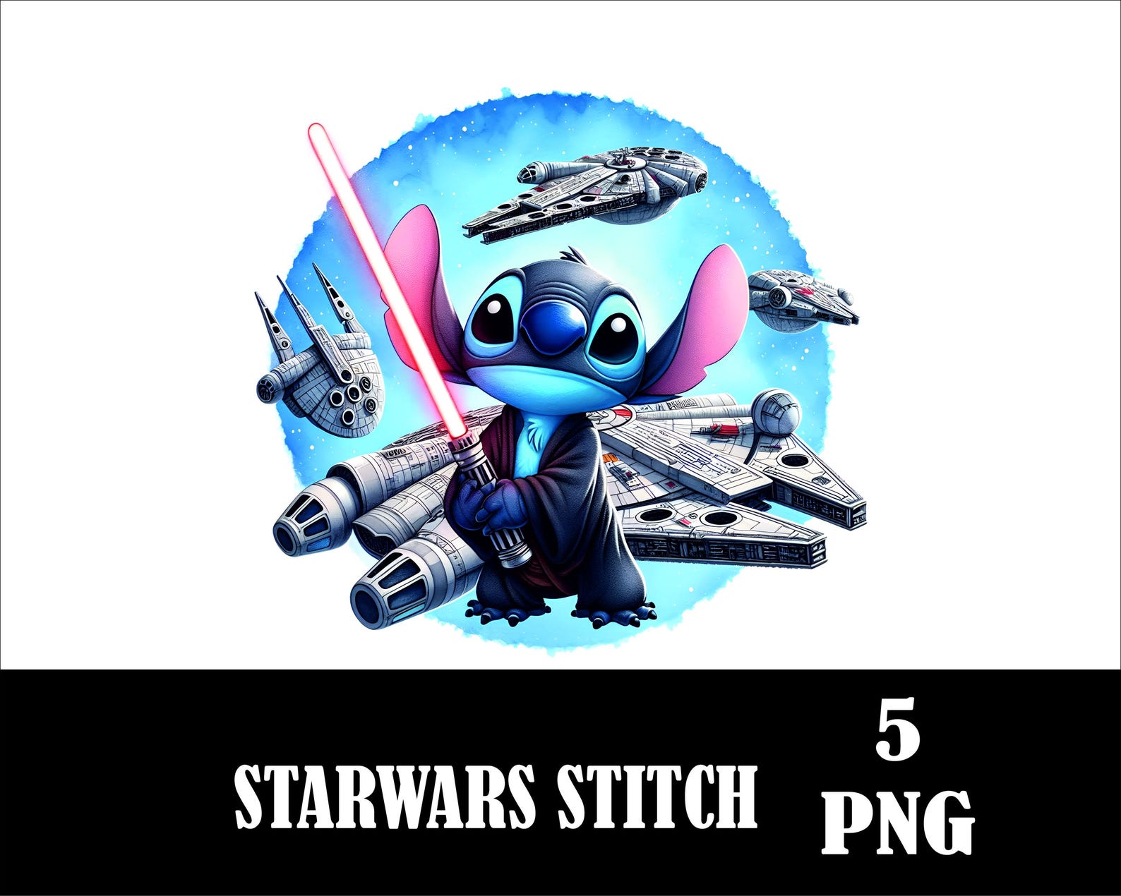 Starwars STITCH Jedi Stitch Darth Vader Stitch Starwars Destroyer ...