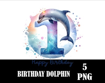 Dolphin Birthday - Etsy