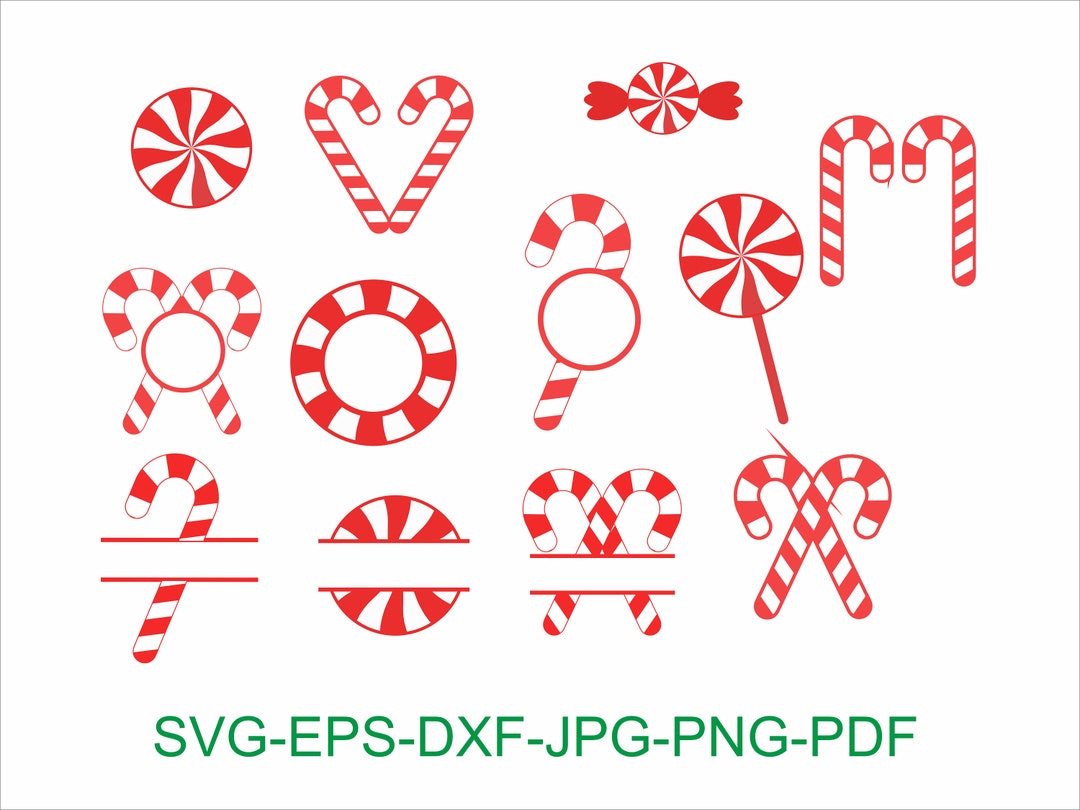 Christmas Svg Candy Svg Etsy