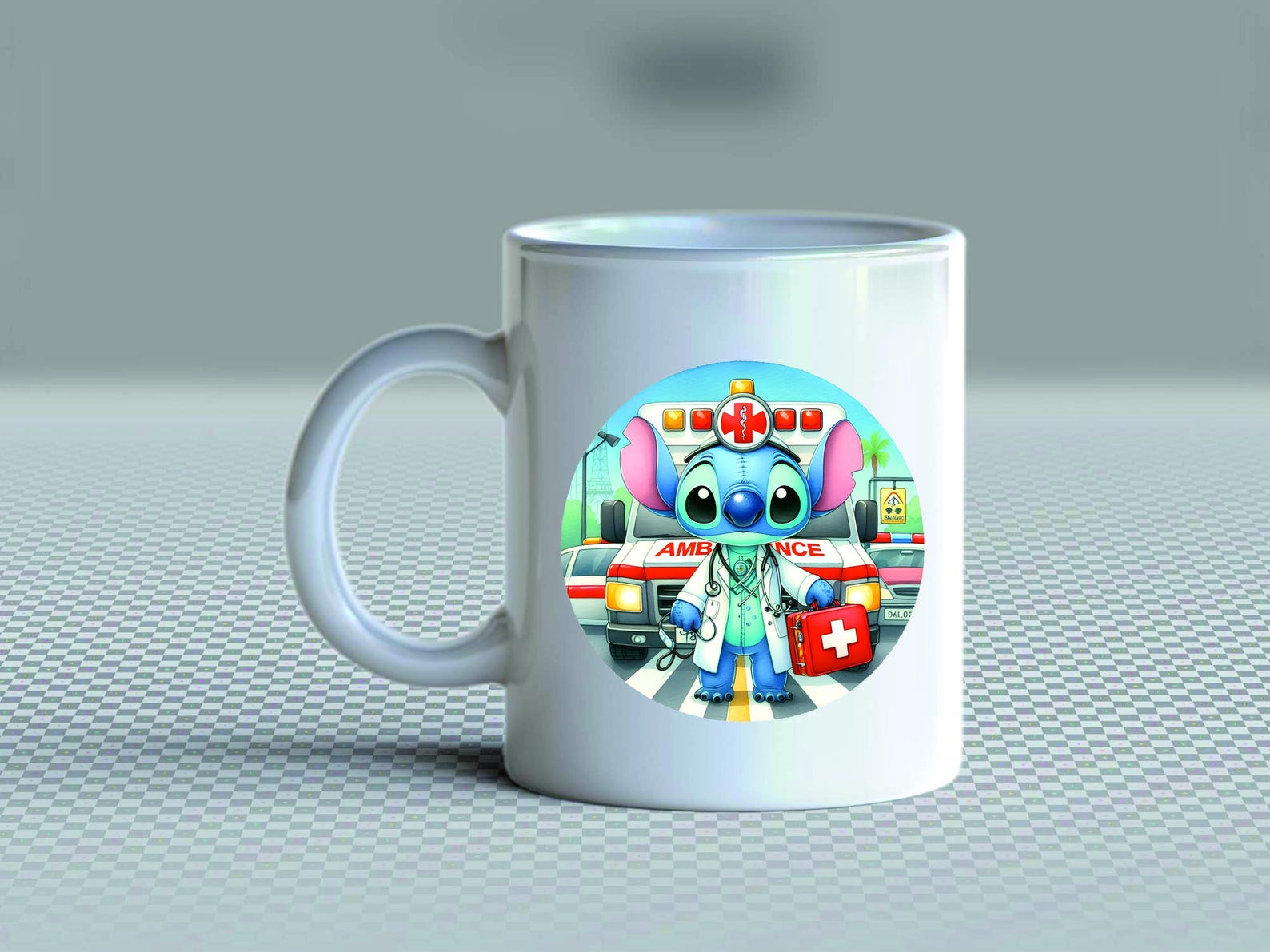 Stitch Doctor With Ambulance PNG, Sublimation Design (digital Download ...