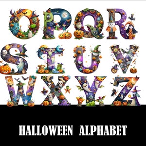 Halloween Alphabet Halloween Horror Night Clipart Png Download ...