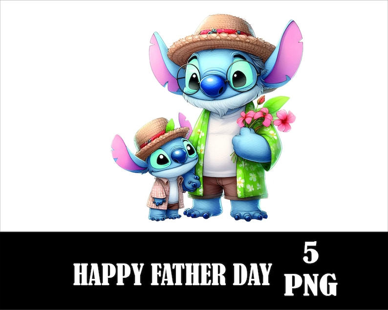 Father's Day Stitch PNG Clipart, T-shirt Design (digital Download) - Etsy