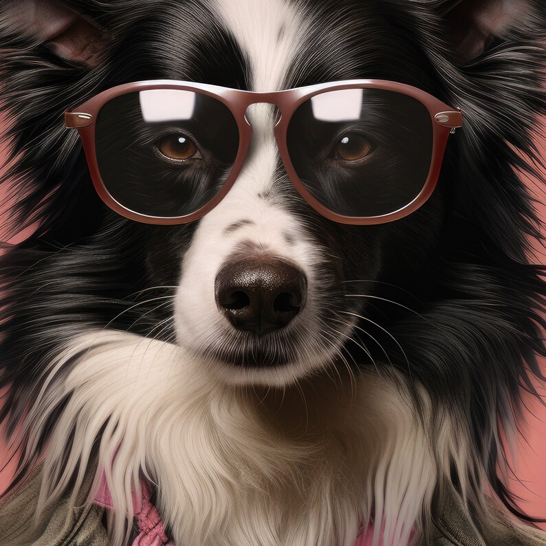 Border Collie Print - Etsy