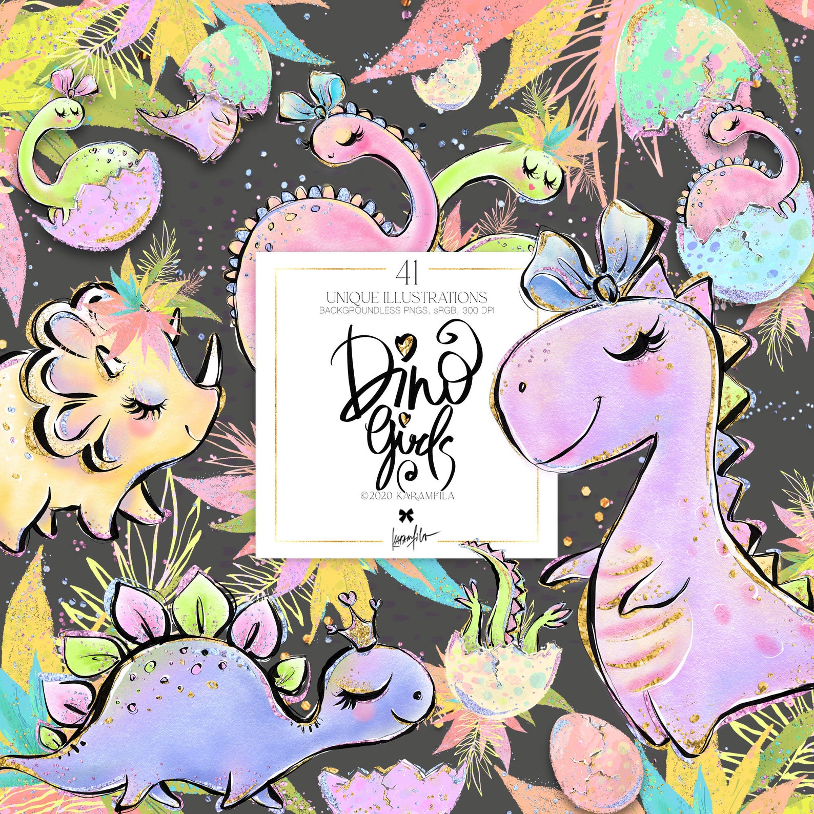 Dino Girls Clipart Karamfilas Baby Dinosaur Eggs Children's Book ...