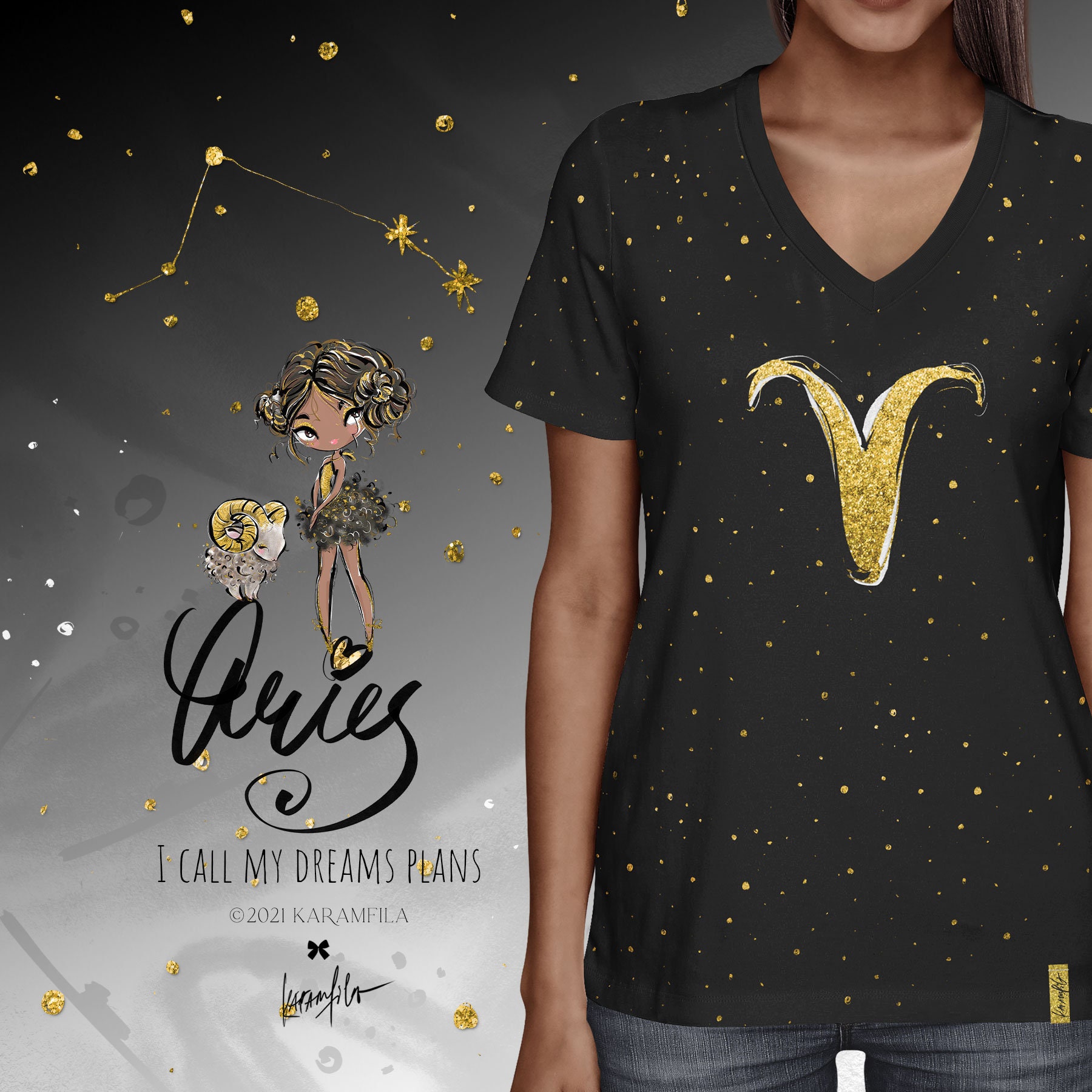 Zodiac Aries Clipart, Children's Zodiac Dolls Planner Stickers ...